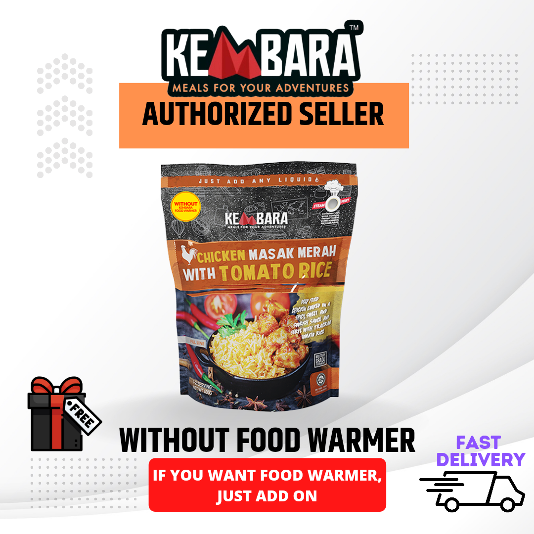 KEMBARA MEALS CHICKEN MASAK MERAH WITH TOMATO RICE (WITHOUT FOOD WARMER ...