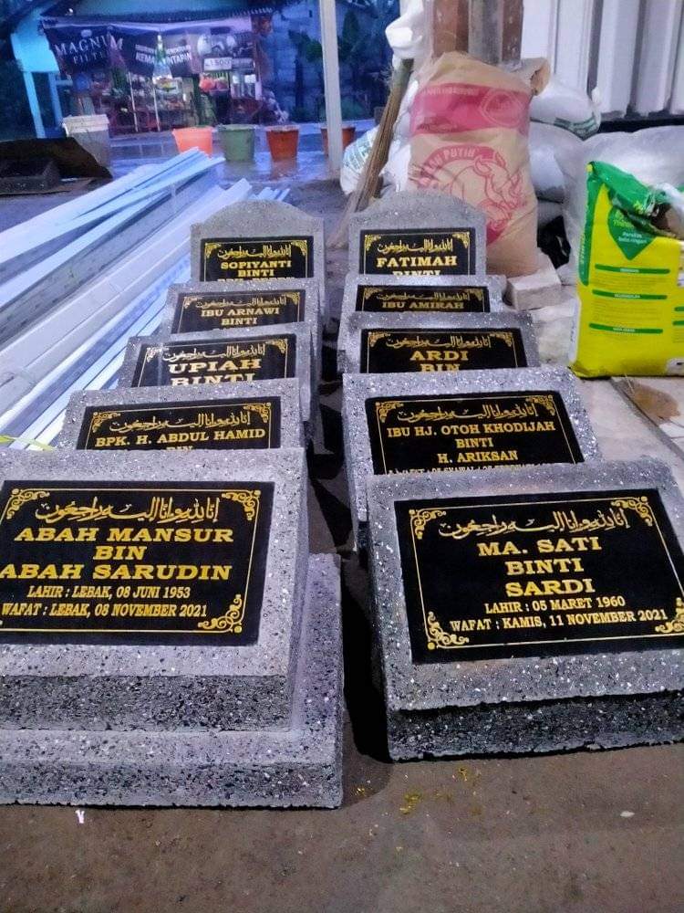 KEPALA BATU NISAN BETON 1 UNDAK SILIWANGI | Lazada Indonesia