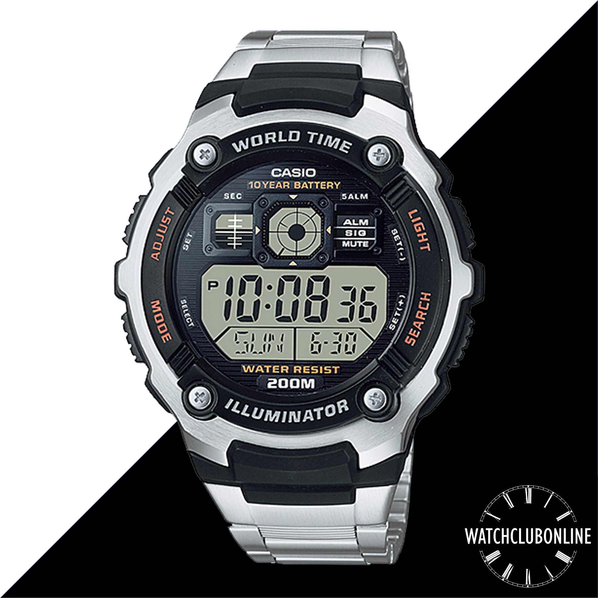 [WatchClubOnline] AE-2000WD-1A Casio General Aircraft Men Women Casual ...