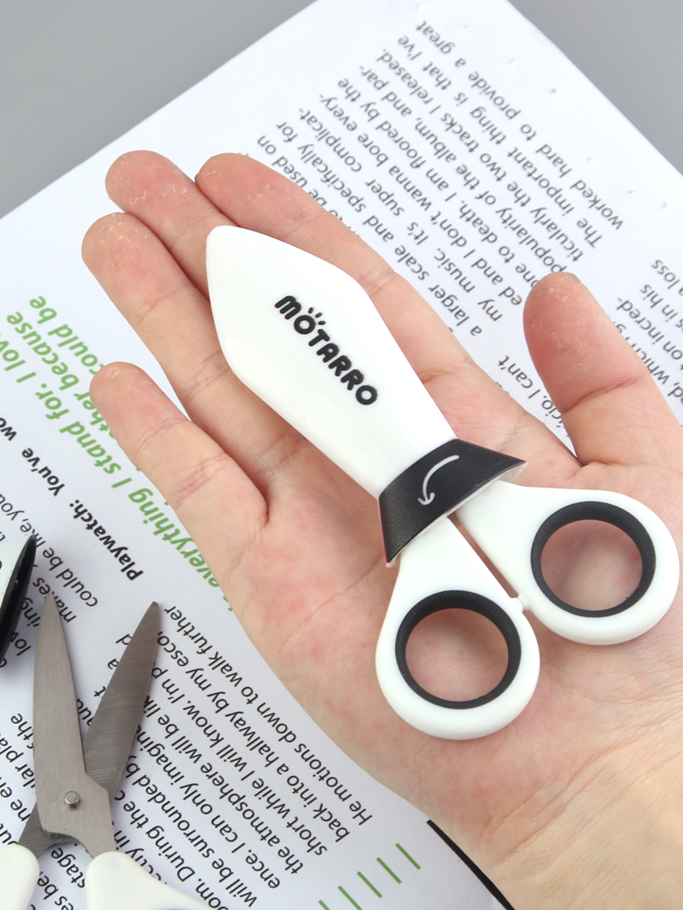 MOTARRO 1Pc Random Mini Safety Round Head Scissors Student Kids Paper ...