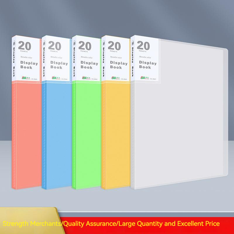 【The Quiet Page】A5 Document Storage Folder 20-40 Pages Display Book ...