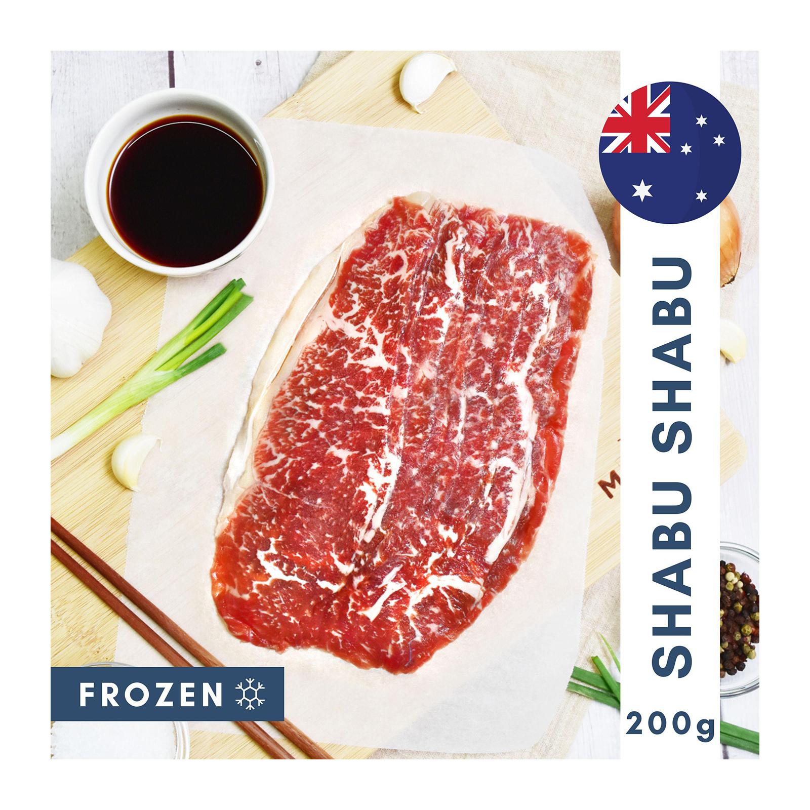 The Meat Club Grass Fed Australian Beef Sirloin Mb4+ Shabu Shabu ...