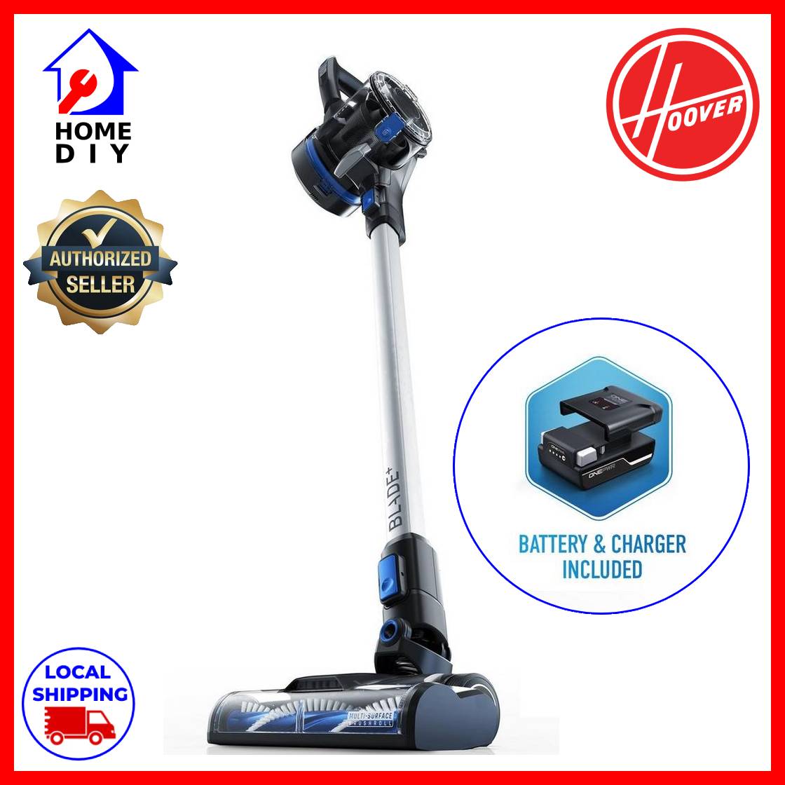 Hoover ONE POWER Blade+ Cordless Stick Vacuum Kit (HSV-OPWBP-SAA) 2 ...