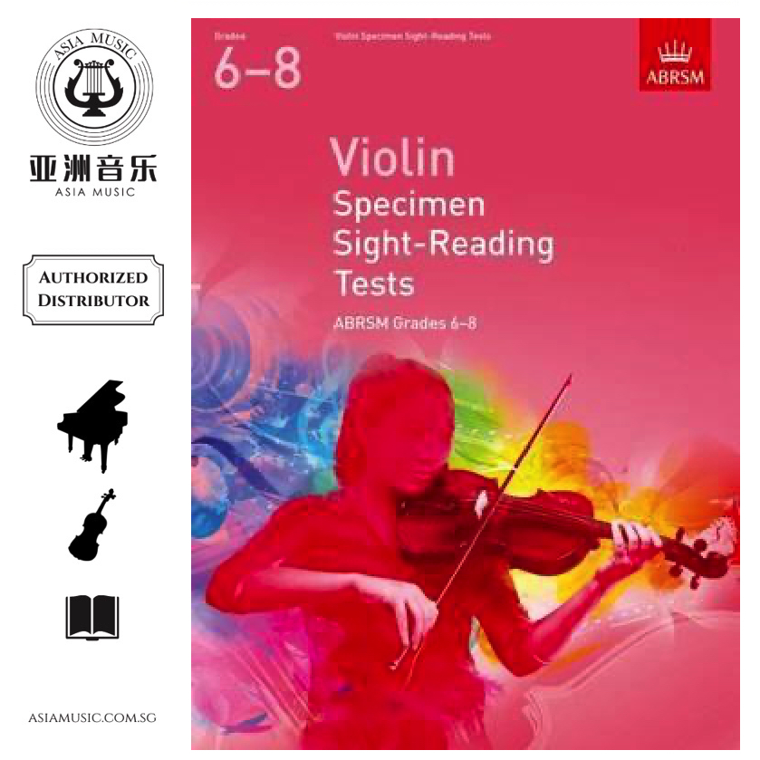 AUTHORIZED DISTRIBUTOR - VIOLIN SPECIMEN SIGHT-READING TEST GRADES 6-8 ...