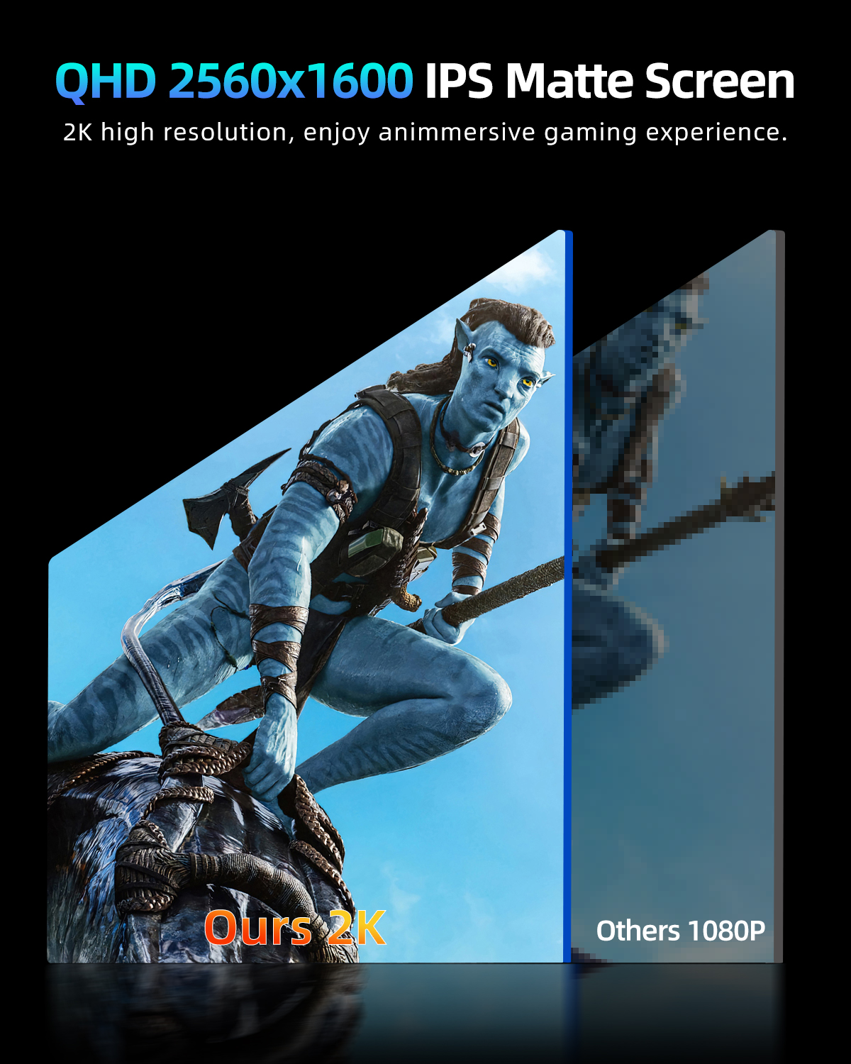 USISQ UPERFECT UAlloy J118 QHD 18 Inch 2K 144Hz Gaming Monitor ...