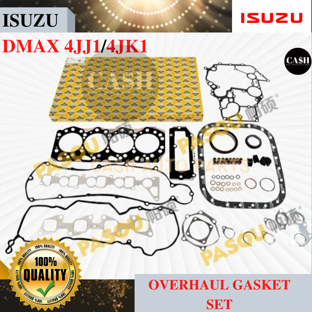 ISUZU DMAX 4JJ1 / 4JK1 OVERHAUL GASKET SET FULL SET STEEL GASKET (1/2/3 ...