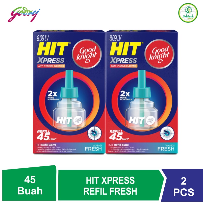 Hit Expert Xpress Refill 35 ml Wangi Apple Fresh - Refil Obat Nyamuk ...