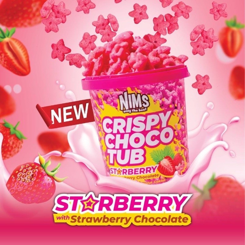 Nims Crispy Choco Tub 250g - Coco Crunch/Ball/Crisp/Rice/Cereal Dark ...