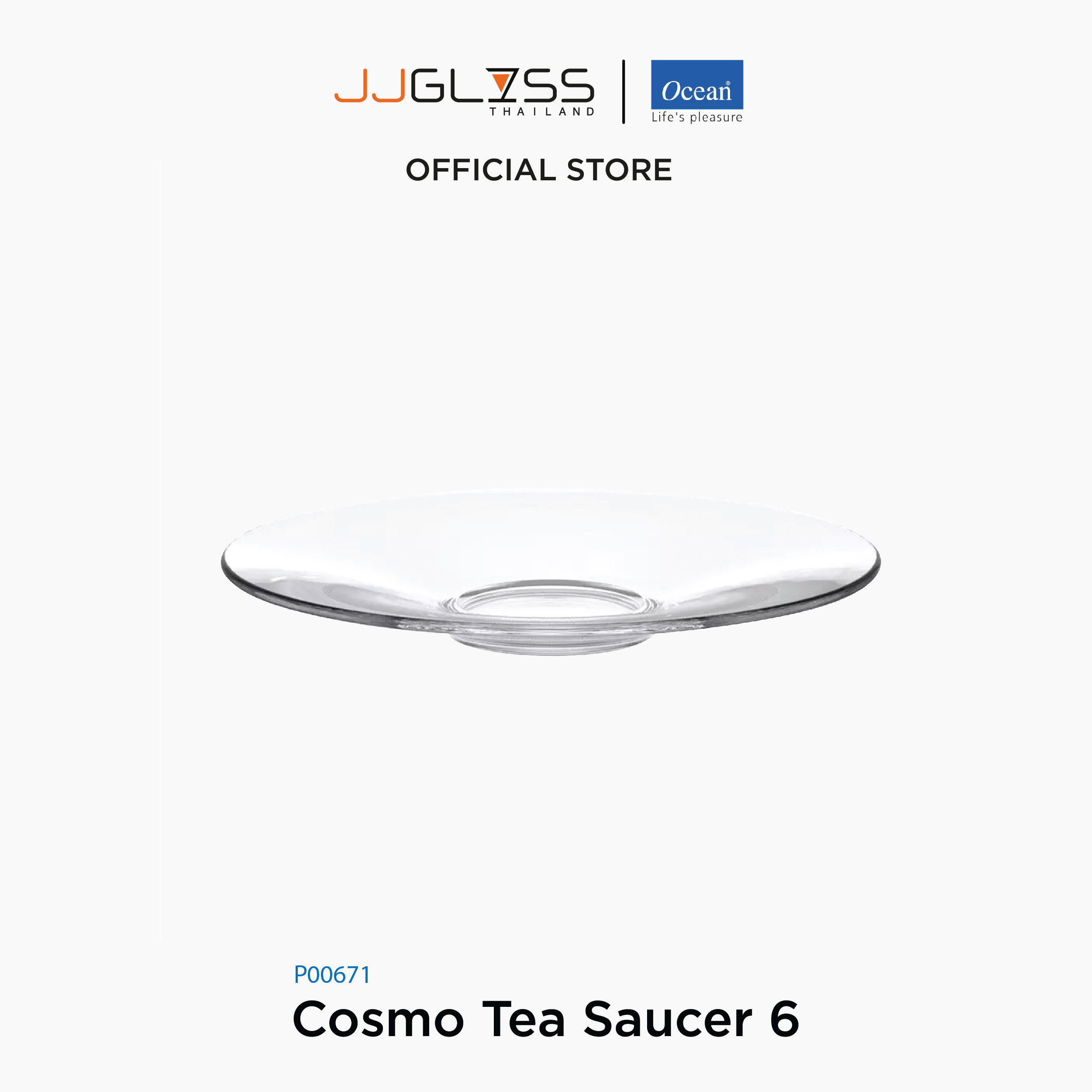 JJGLASS - (Ocean) P00640 Cosmo Tea Cup - แก้วชาร้อน แก้วโอเชี่ยนกลาส ...