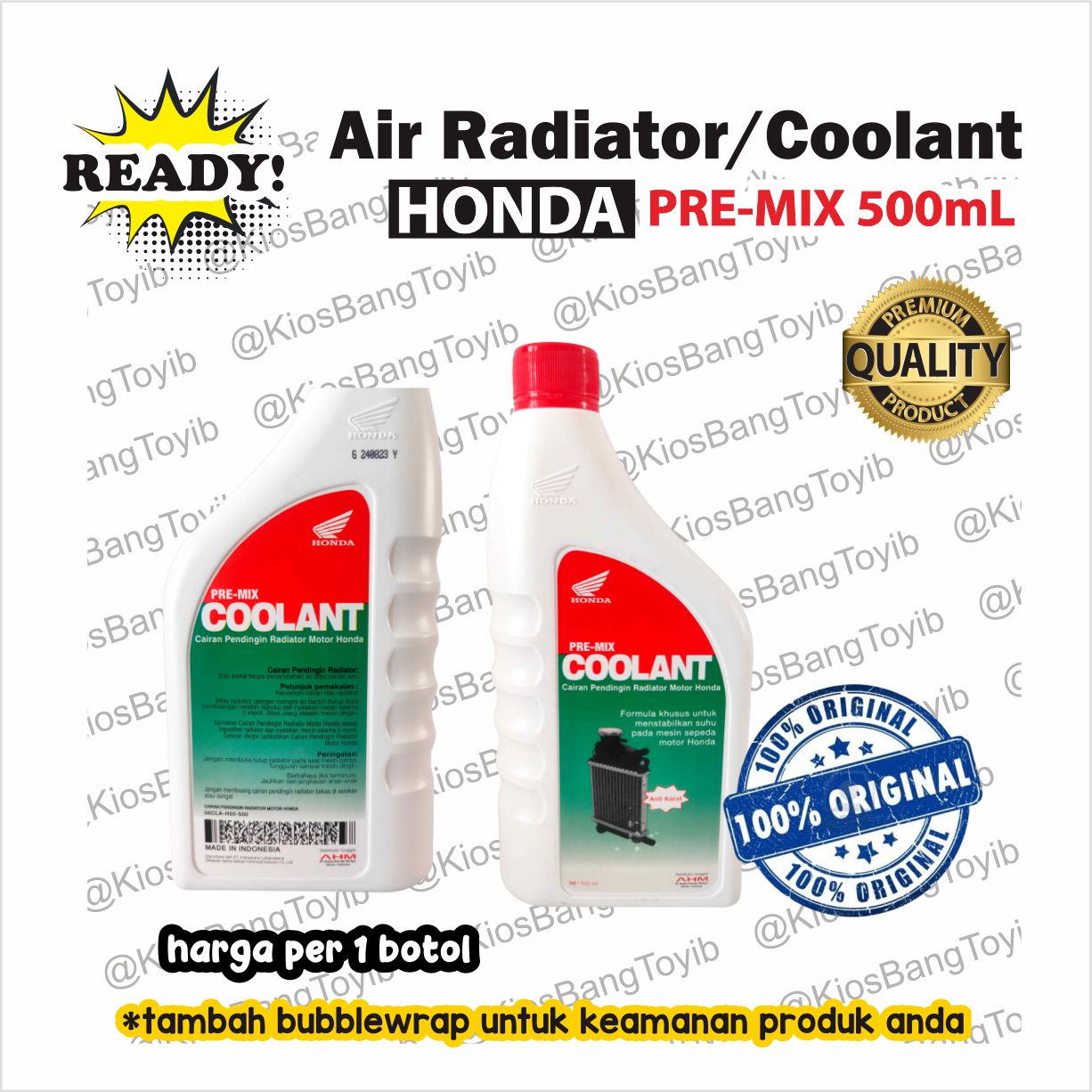 Air Coolant Pendingin Radiator Pre Mix Coolant AHM HONDA MPX Ori 500mL | Lazada Indonesia