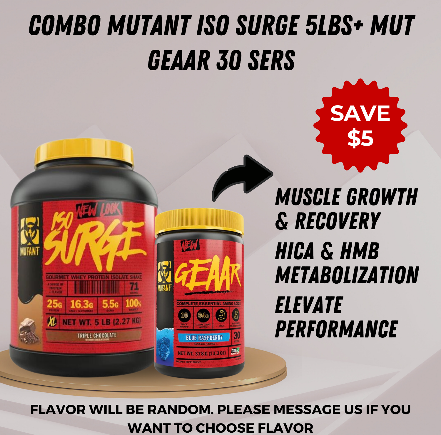 Mutant, ISO Surge, Whey Protein Isolate, Low Carb, Low Fat, Build ...