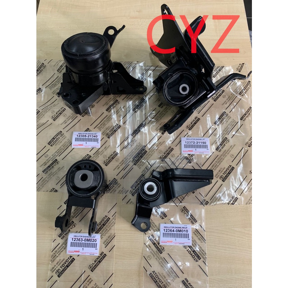 Engine Mounting Set TOYOTA VIOS NCP93 AUTO (AT) (TOYOTA THAILAND) | Lazada