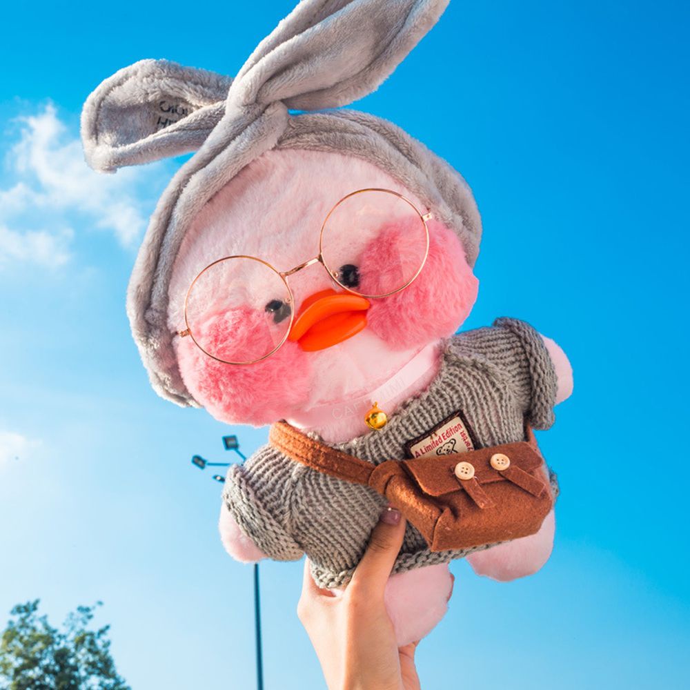 HalloweenBACK2LIFE Kawaii Yellow Duck Plush Toy Cartoon Hyaluronic Acid ...