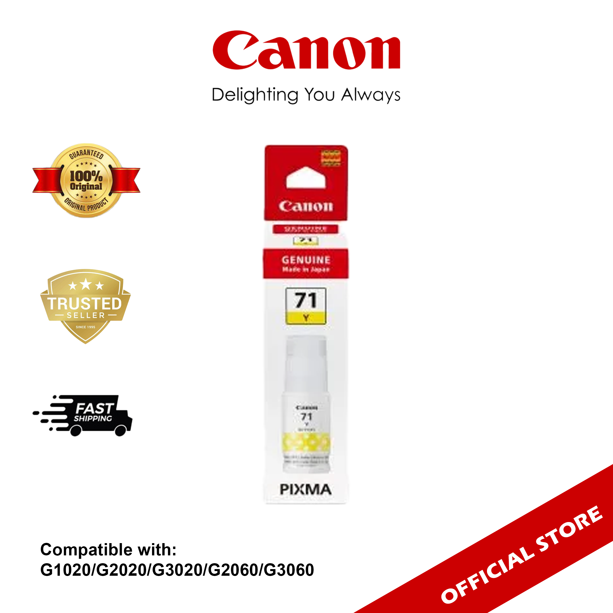 CANON GI-71 Printer Ink Cartridge PGBK C M Y ASA | Lazada Singapore