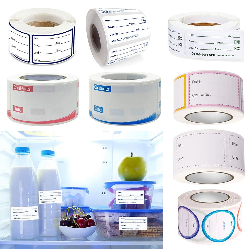 【Sell-Well】 Removable Refrigerator Food Freezer Food Stickers Kitchen ...