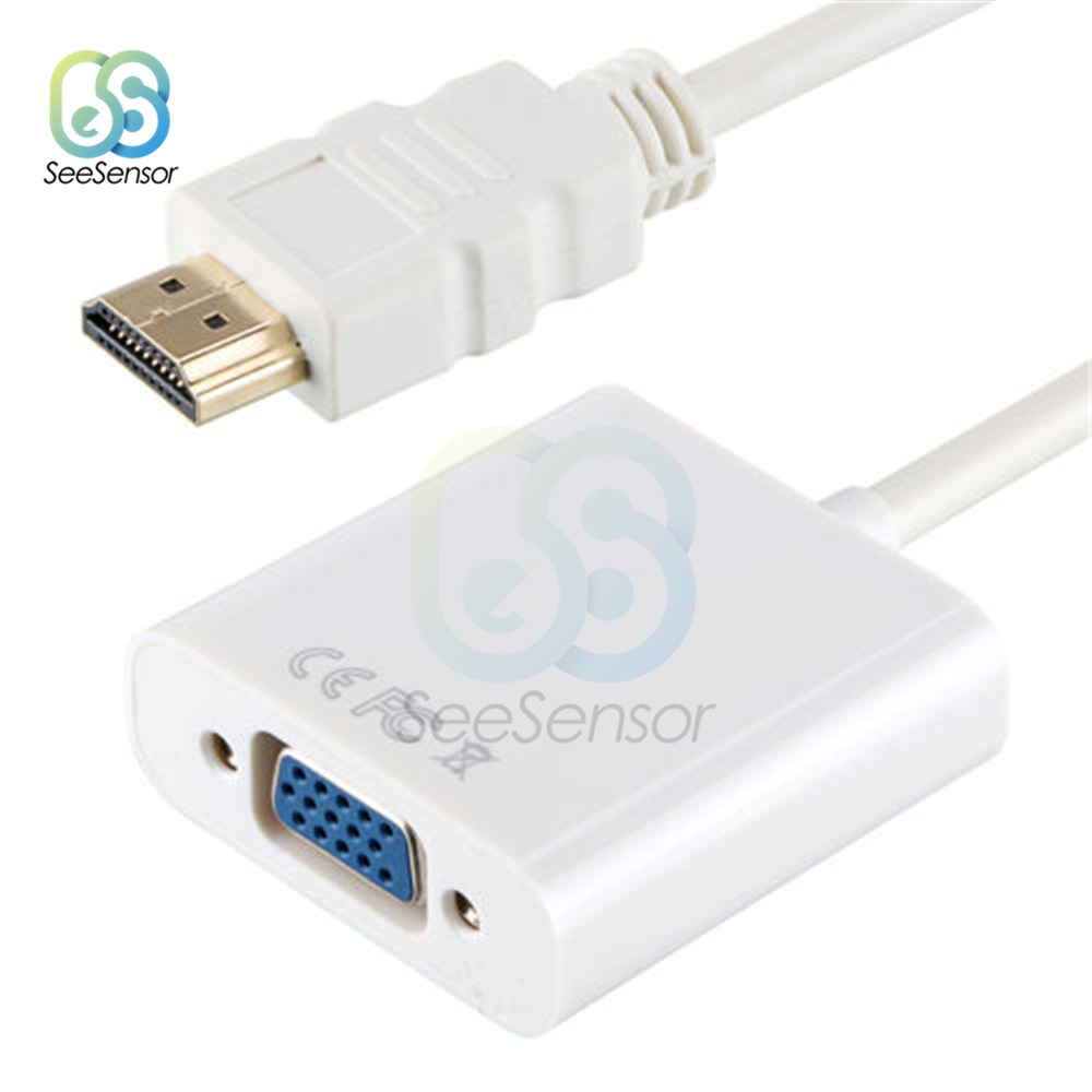 【New Arrivals】HDMI to VGA Adapter Male To Famale Converter Adapter ...