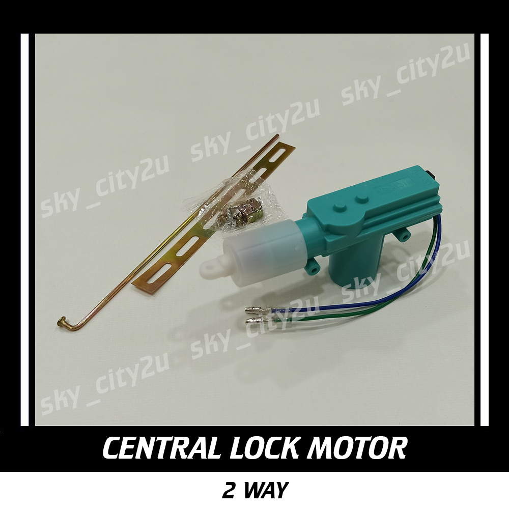 Universal Car Power Central Lock Motor 2 or 5 Wires Center Locking 2 ...