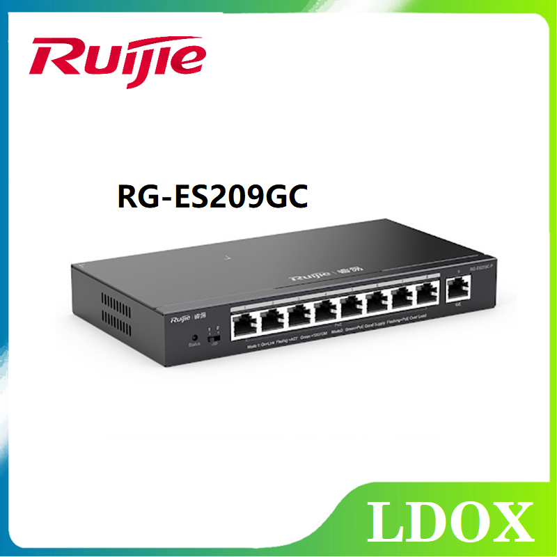 REYEE RG-ES209GC-P 9 Port Gigabit Cloud Managed POE + Switch | Lazada