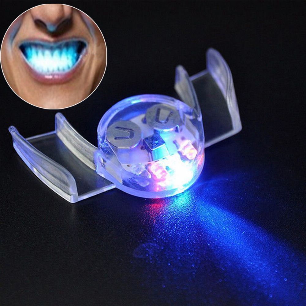 Novelty Gift Festive Flashing Light Party LED Glow Tooth Flash Mouth ...