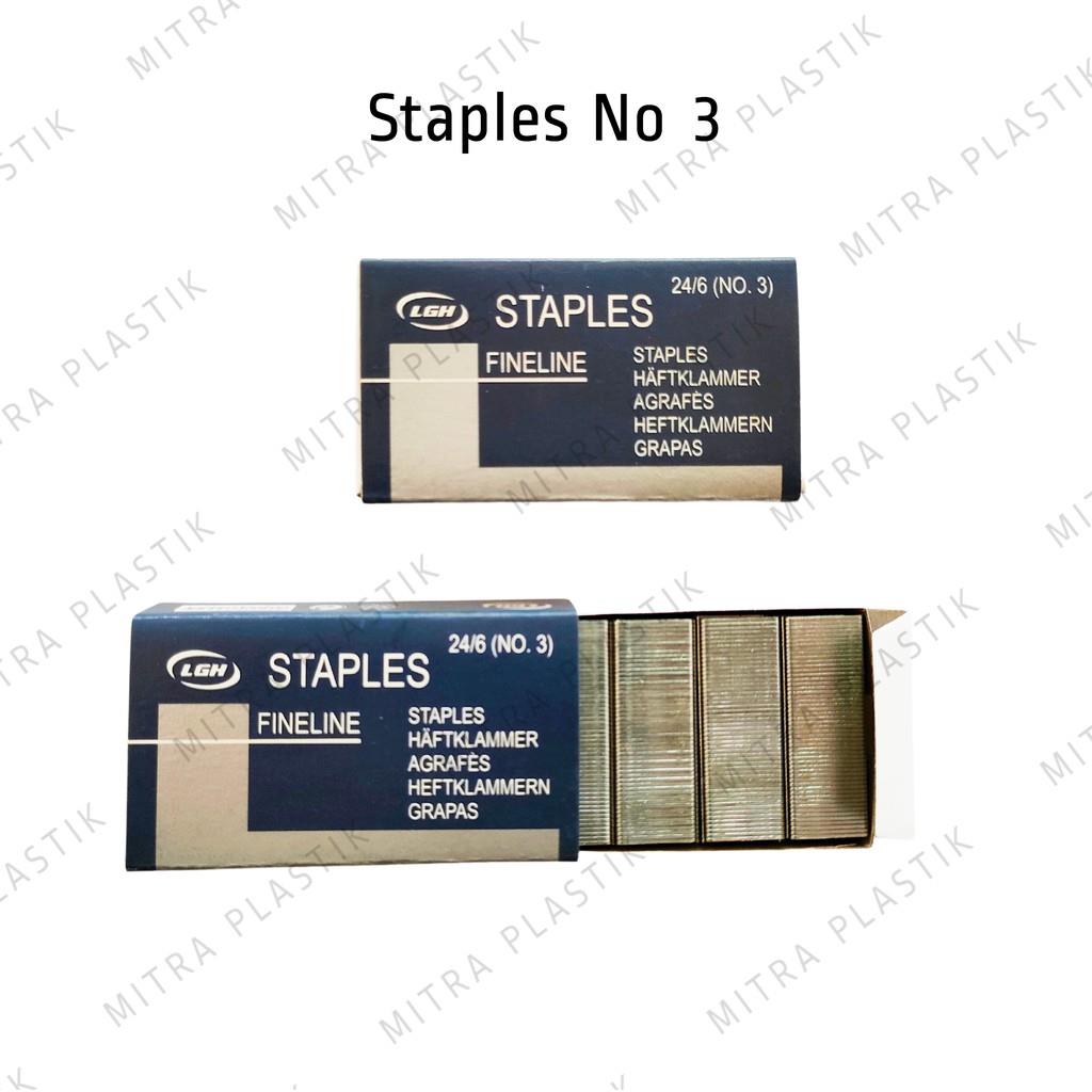 Staples LGH 24/6 Isi Hekter No 3 isi Stapler Besar 6 mm | Lazada Indonesia