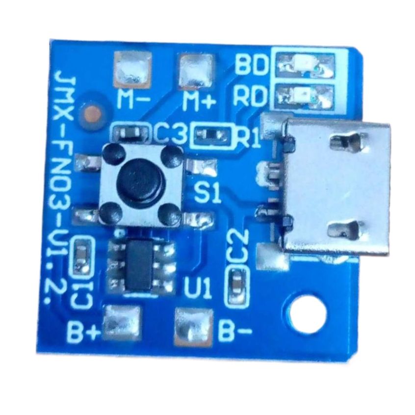 3Pcs - Mini Rechargeable Fan Circuit 3 Step Fan Speed Control Fan ...