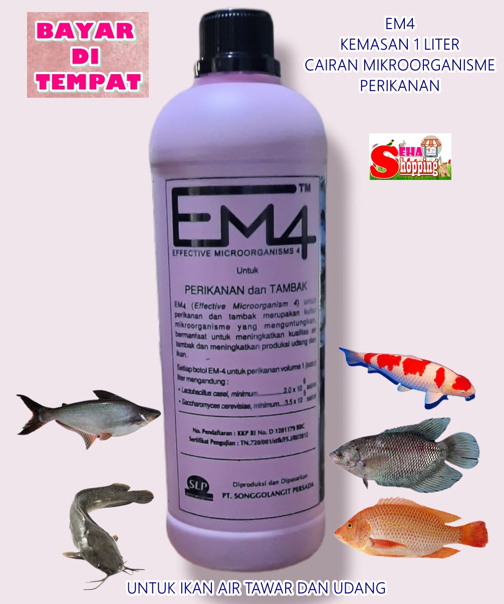Vitamin Ikan Obat Ikan EM4 Perikanan Effective Micro Organisme - Cairan ...