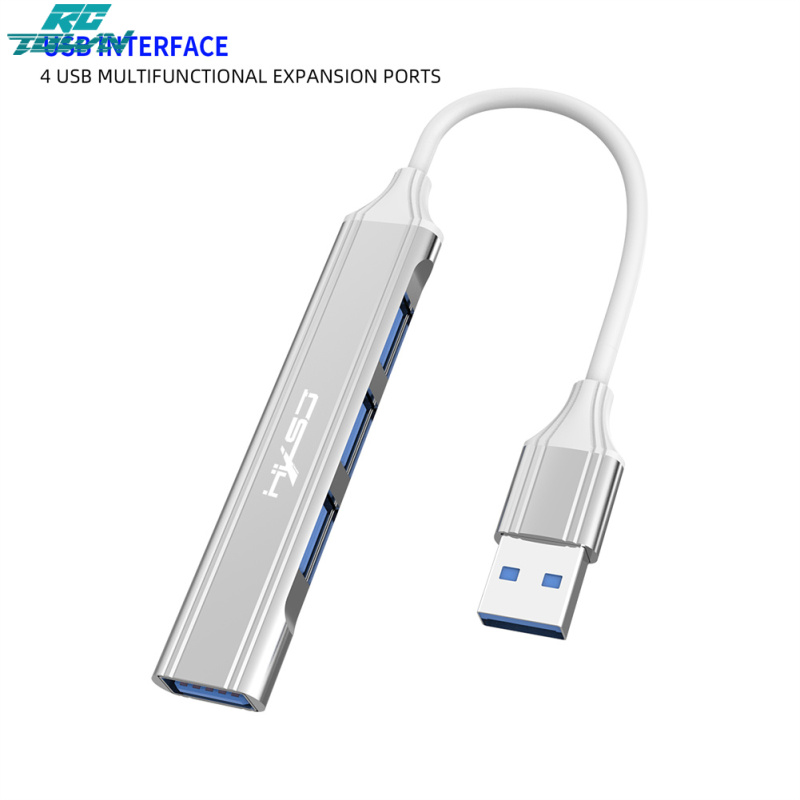 USB C Hub 4-Port USB Hub Slim Mini Data Adapter Multiport Dongle With ...
