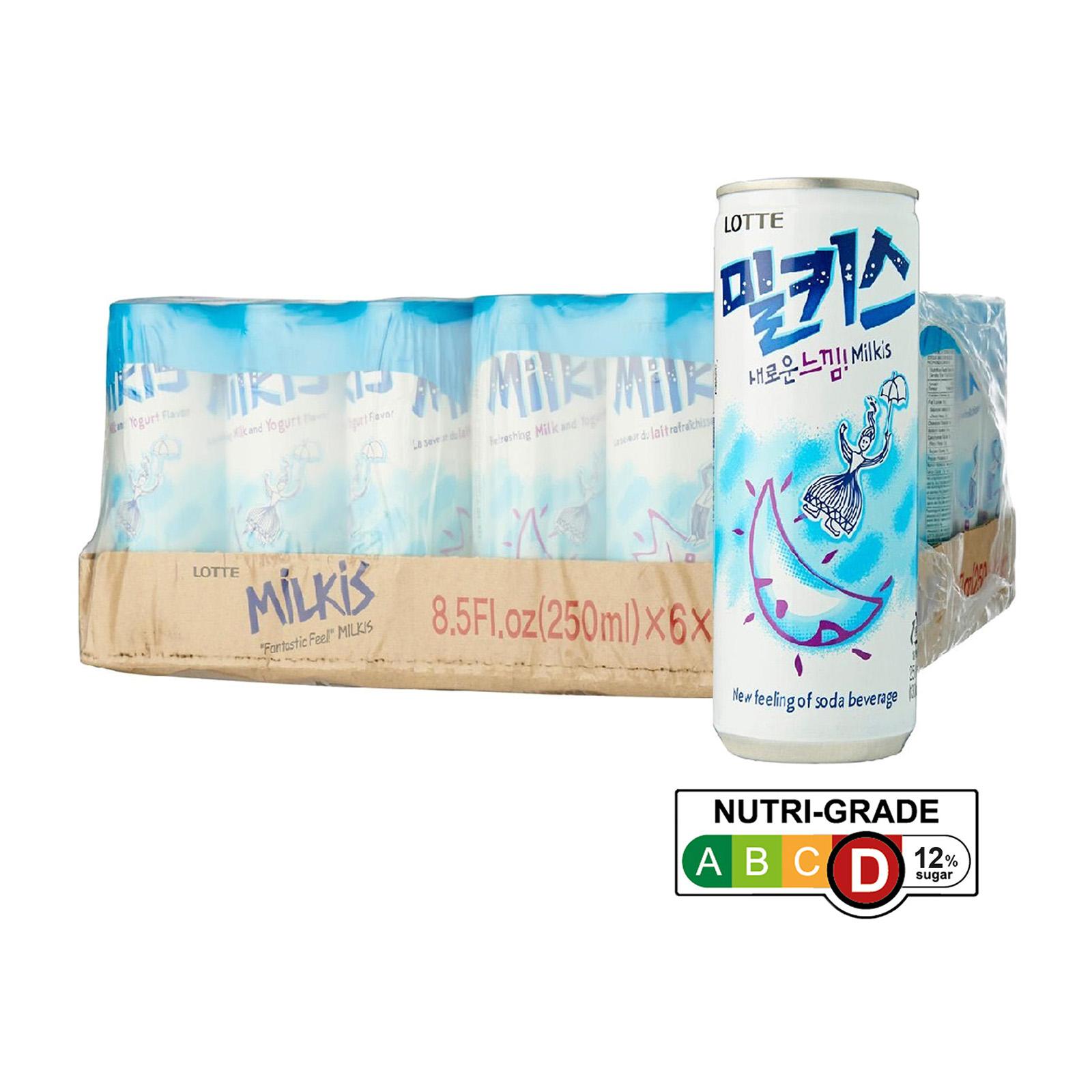 LOTTE Chilsung Beverage Milkis Original Soda Water - Case | Lazada ...