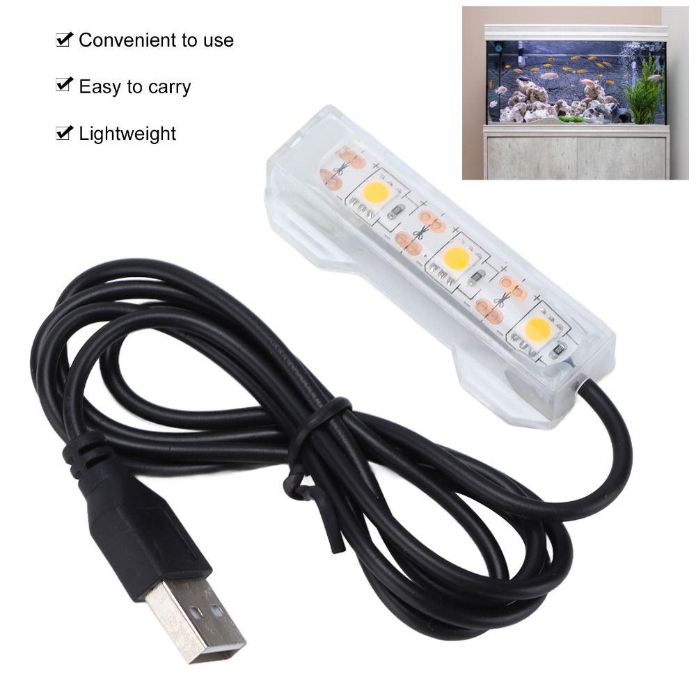 Decorative Lighting USB Aquarium Light Multicolor LED Aquarium LED ...