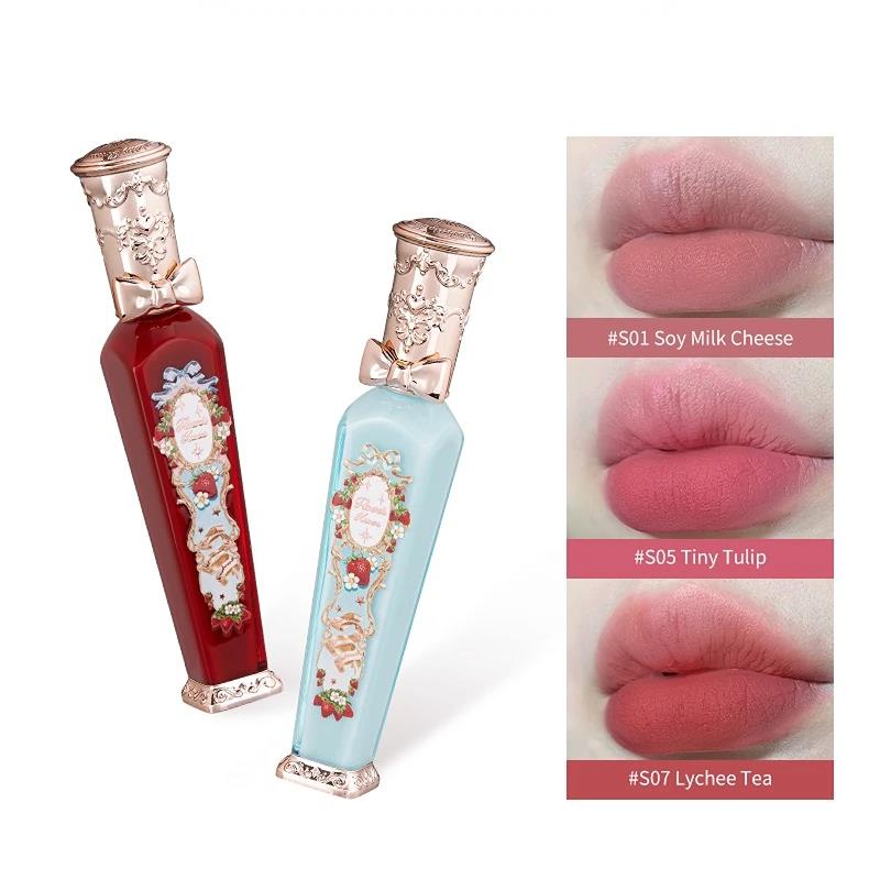 Flower Knows Strawberry Rococo Series Cloud Lip Cream Lip Gloss Long ...