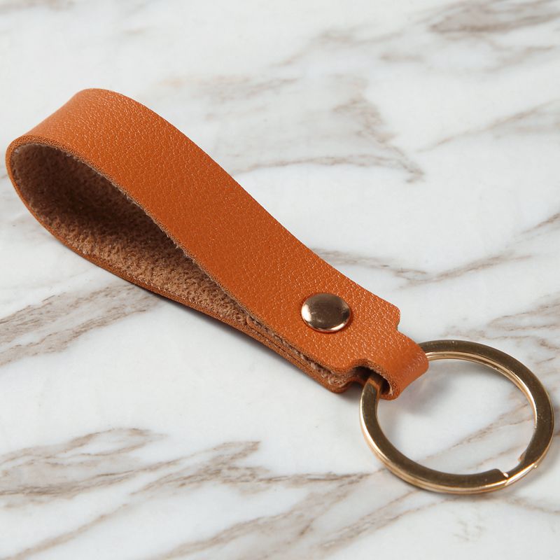 ETCHUALLY Clio Personalised Leather Keychain (Customised with Name ...