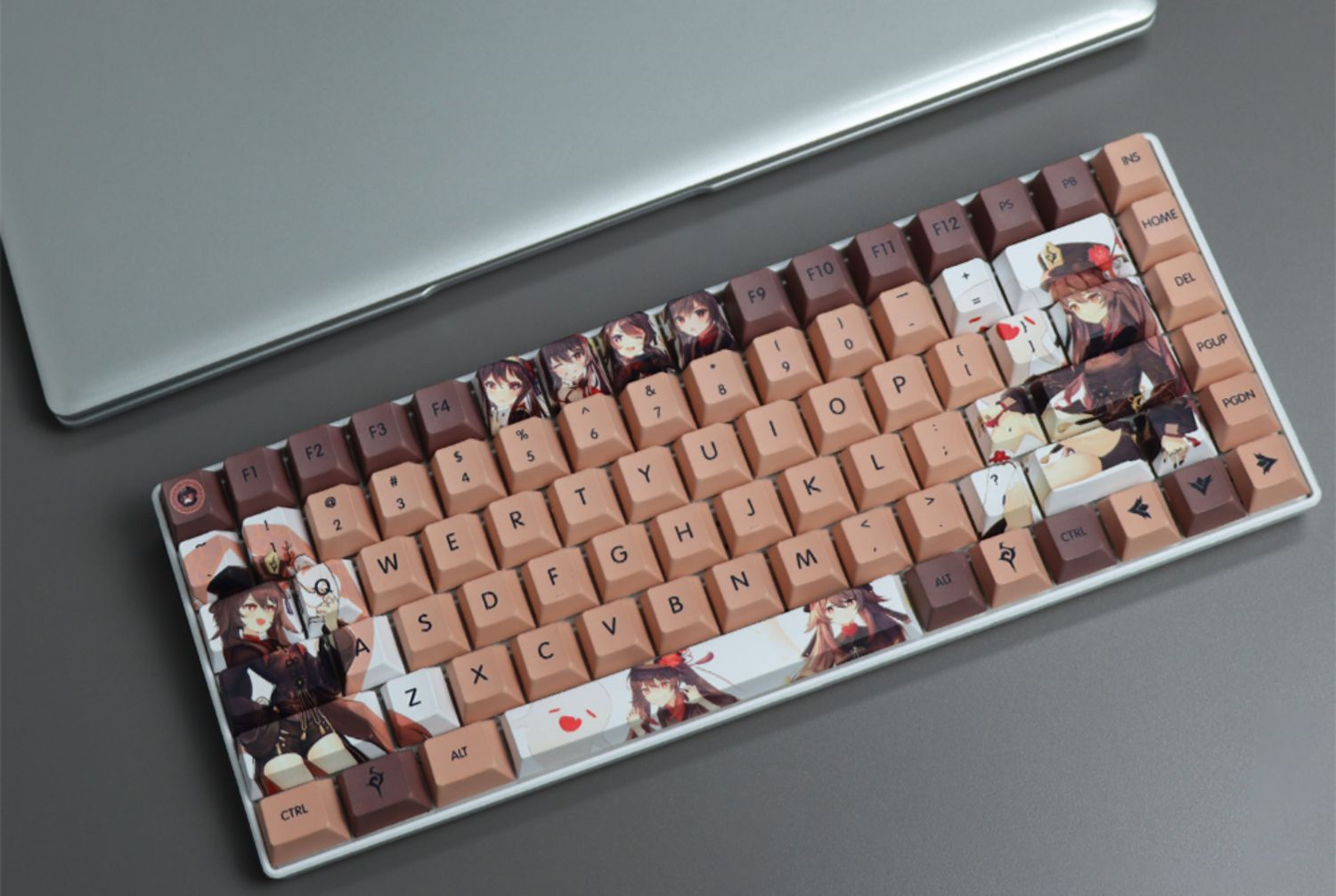 Genshin Impact Hutao Keycap Two-dimensional Animation Online Game ...