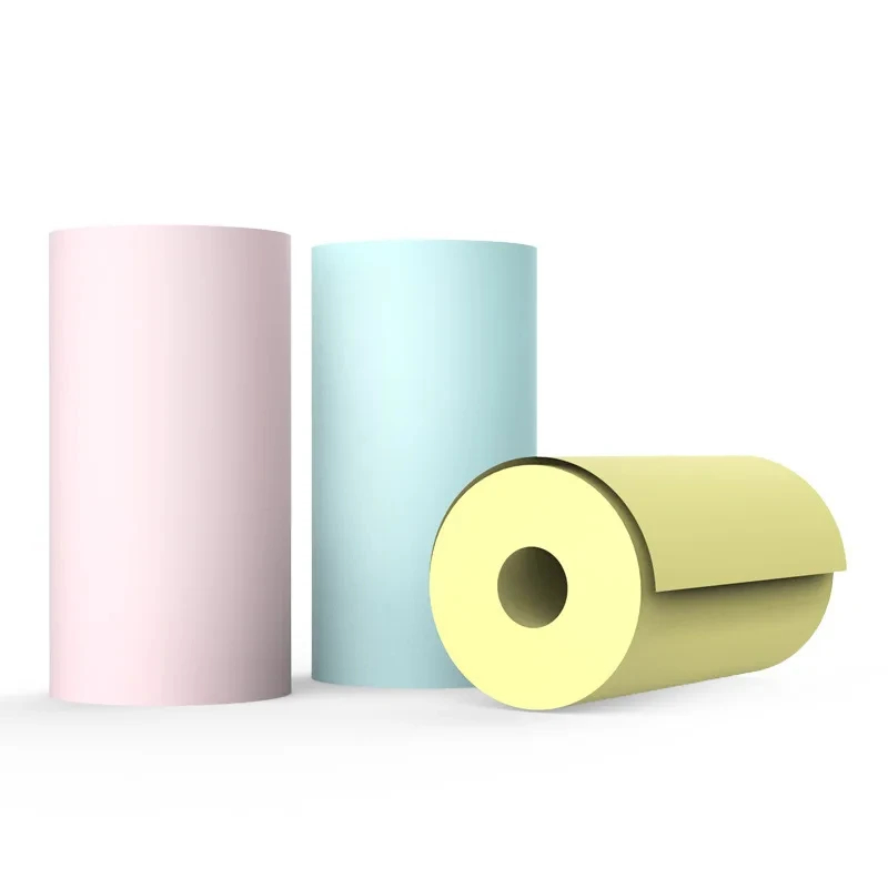 【New-store】 Thermal Paper Mini Printer Label Sticker adhesive Printing ...