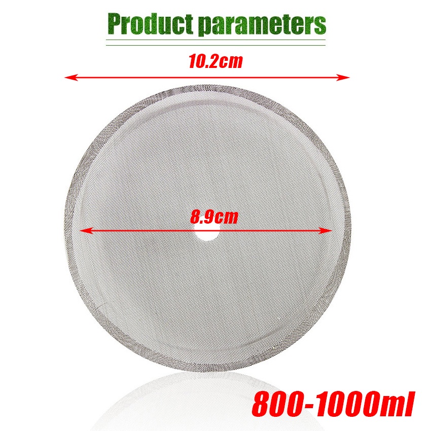 French Press Filter kopi Reusable Stainless Steel Coffee Maker ...