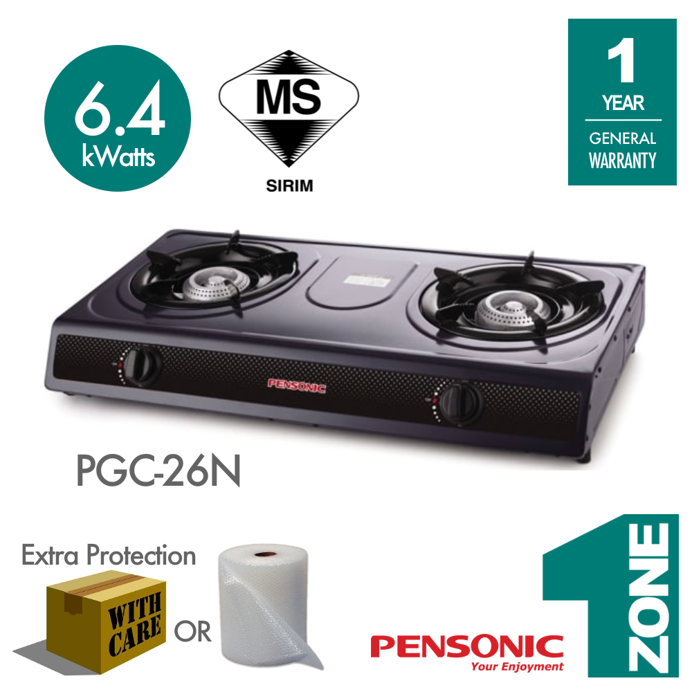 Pensonic Gas Cooker 2 Burner Stove - Model PGC-26N / PGC26N | Lazada