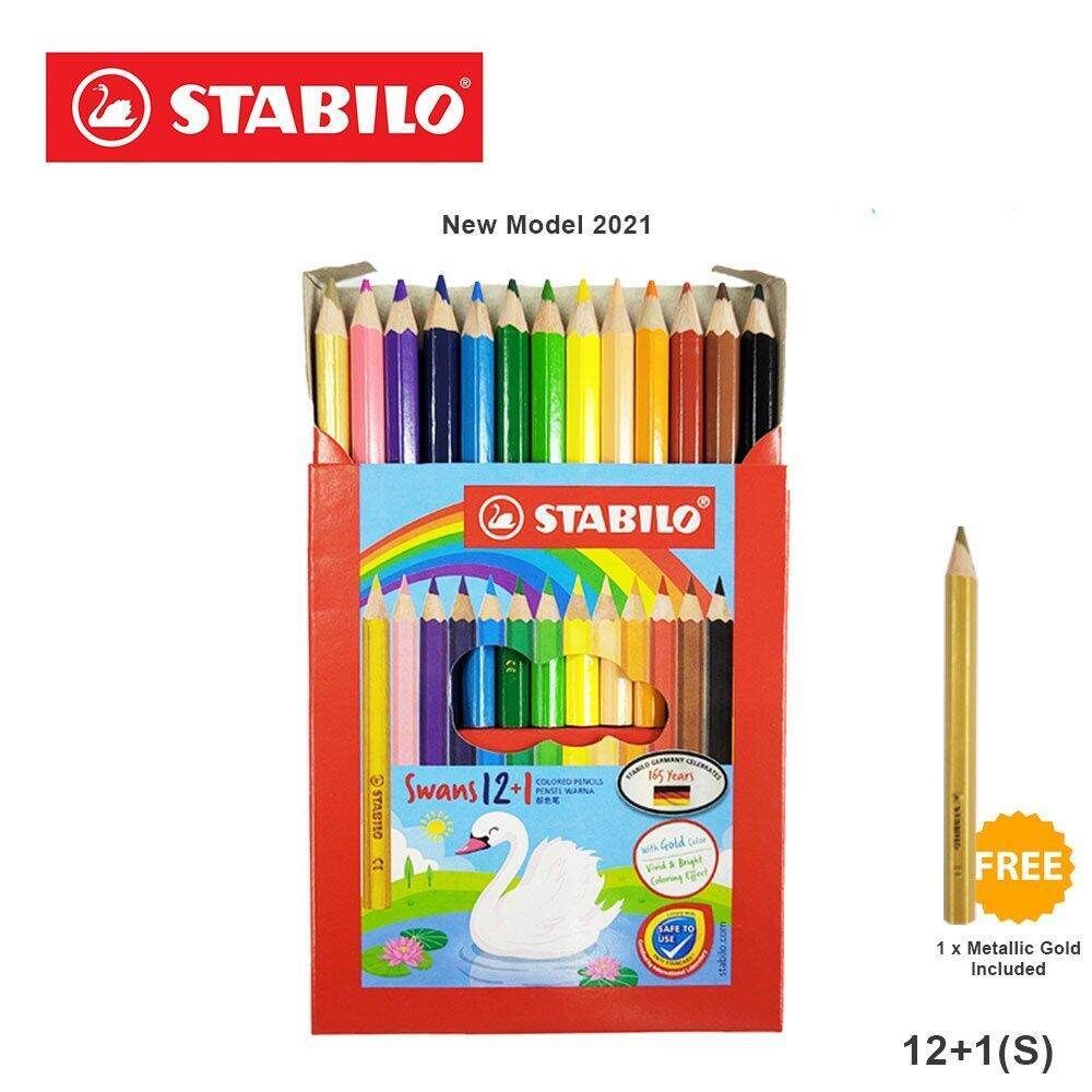 Stabilo Swan Colour Pencil Set of 12's/ 24's/ 36's/ 48's 2021 NEW Set ...