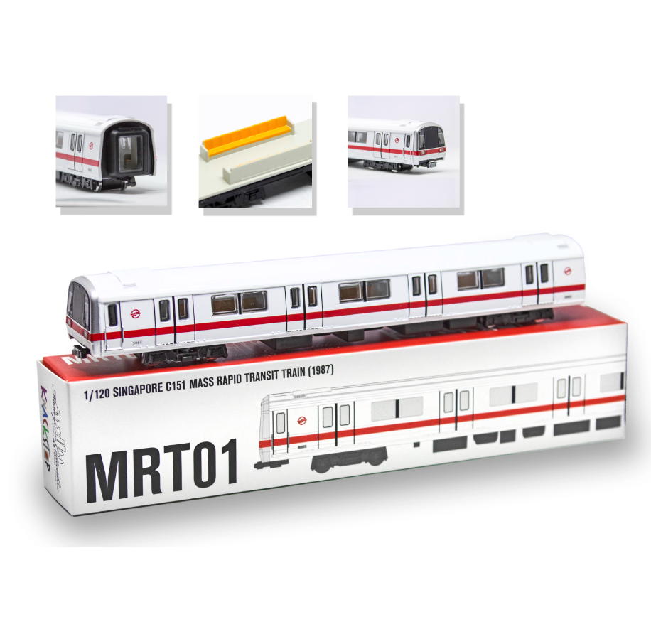 Singapore C151 Mass Rapid Transit (MRT) Train Model Collectibles (1987 ...