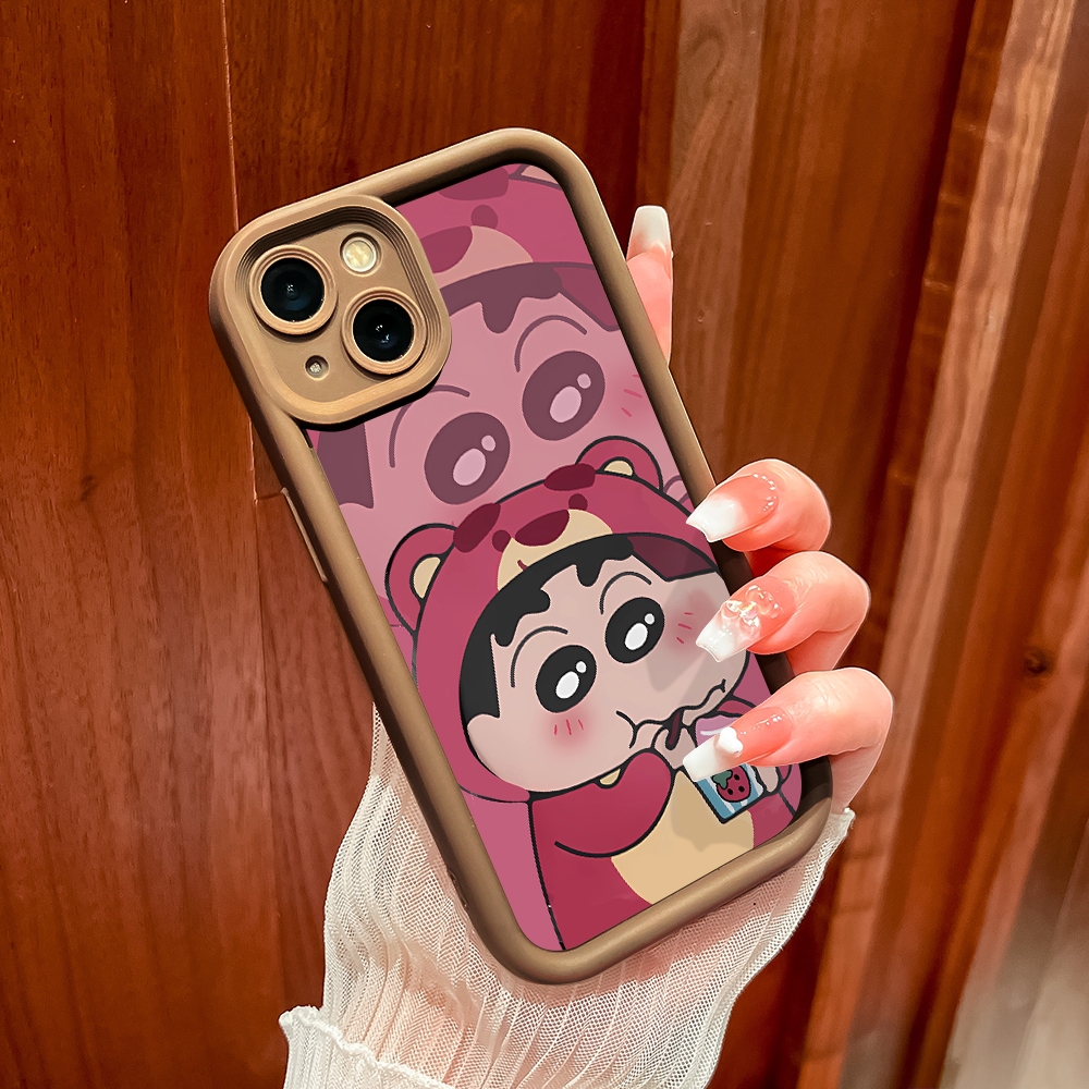 ZCSIBORUI for VIVO Y27 4G Y35+ 5G Back Cover Crayon Shin-Chan Eat ...