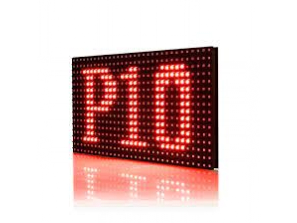 P10 OUTDOOR SMD SINGLE RED COLOR LED PANEL DISPLAY MODULE 32X16CM ...
