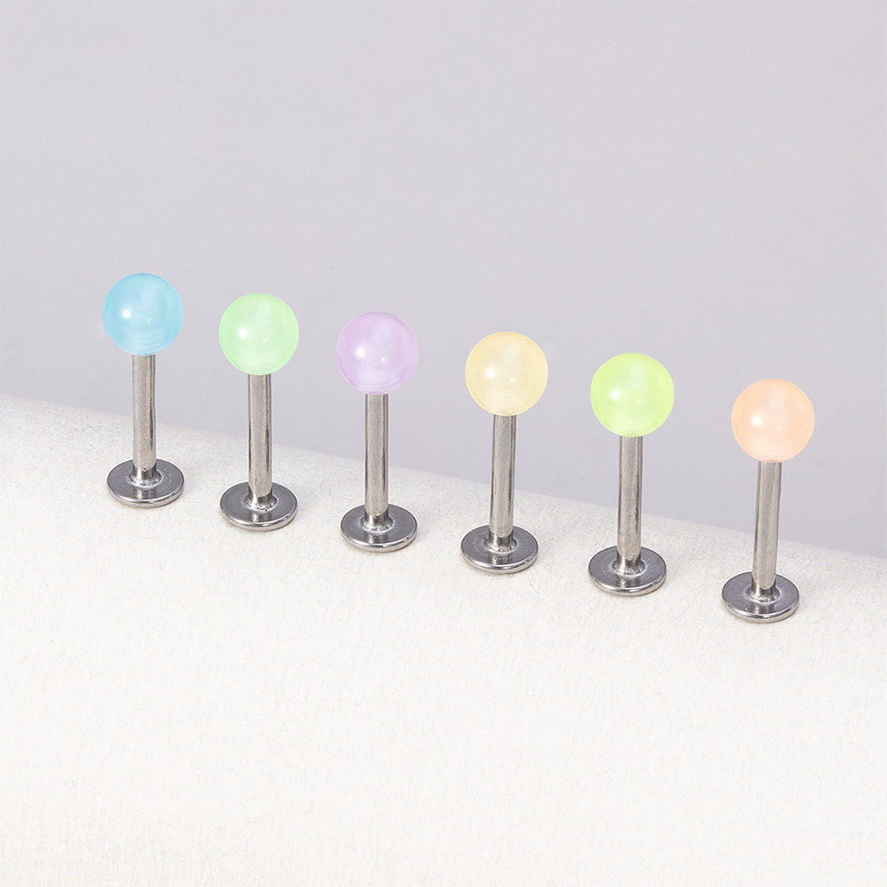 【Essential Good Item】Fashion Joker Stainless Steel Mixed Color Luminous ...