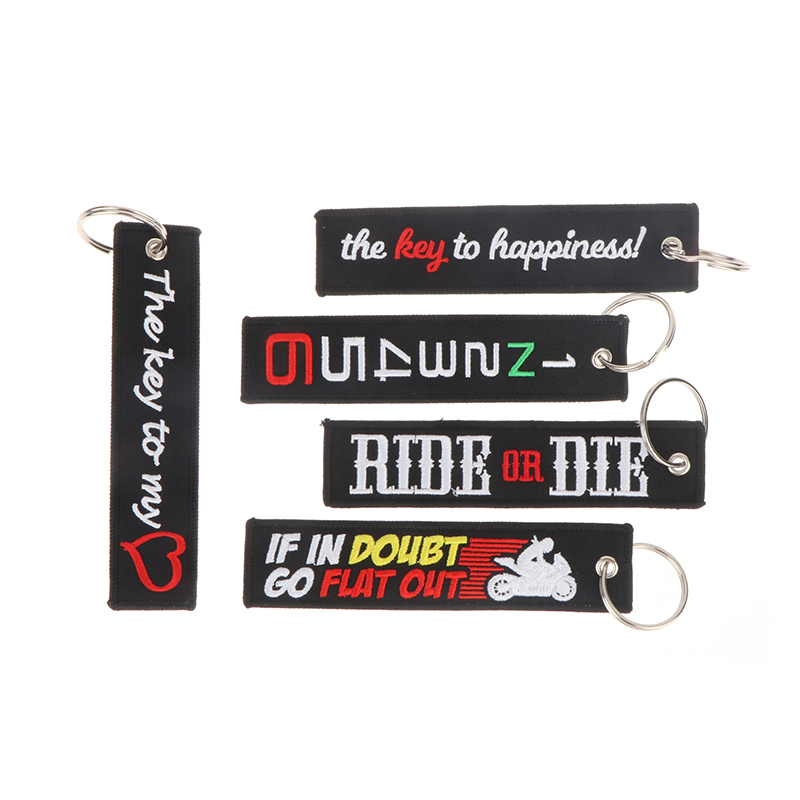 1Pc Fashion Key Tag Keychain For Motorcycles The Key To Happiness Key ...