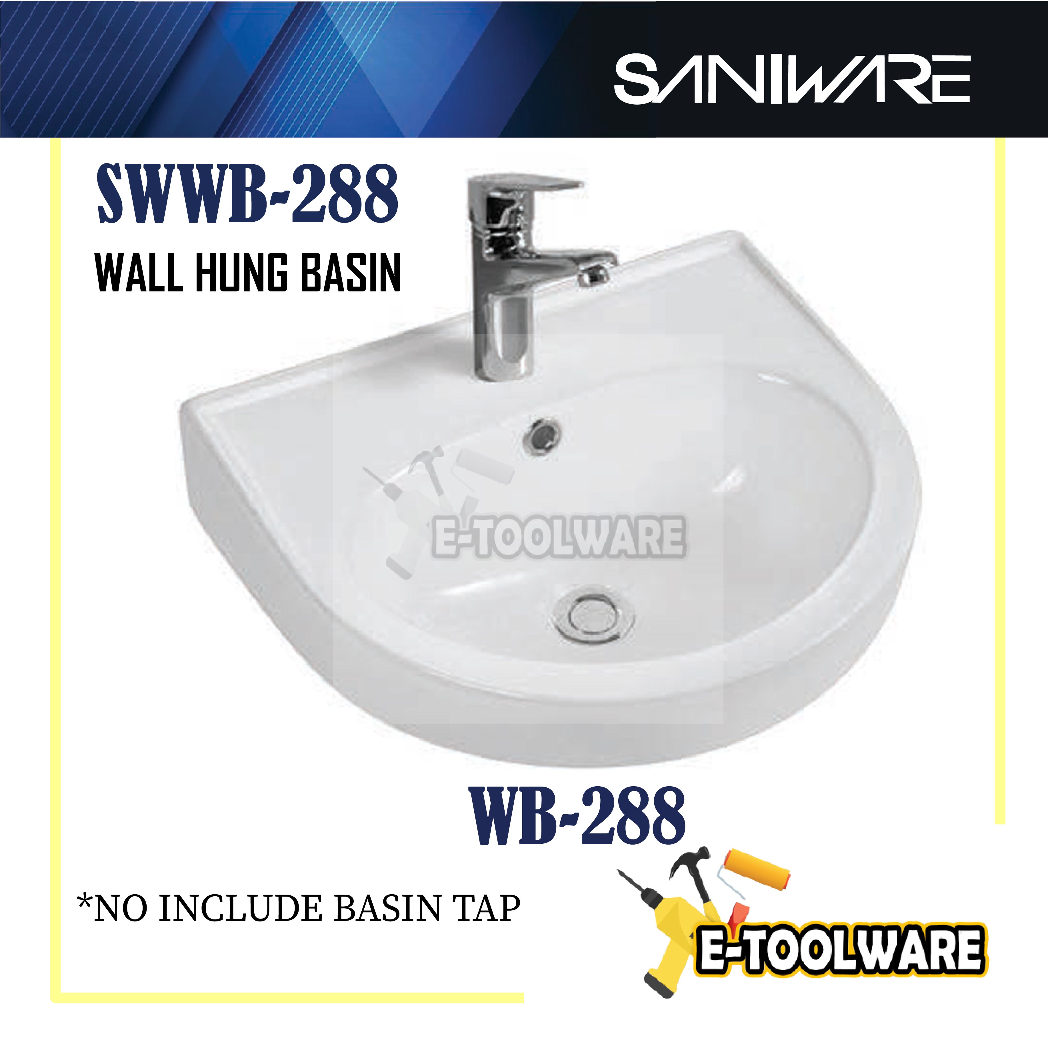 Saniware Wall Hung Basin - WB-288 | Lazada