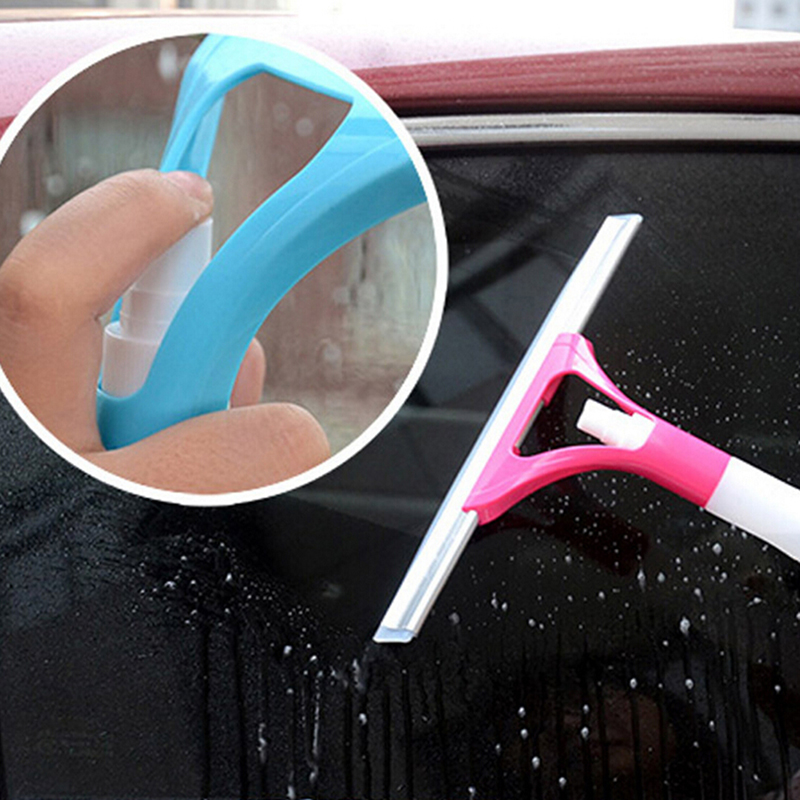 Spray Type Cleaning Brush Glass Wiper Window Clean Shave Car Window ...