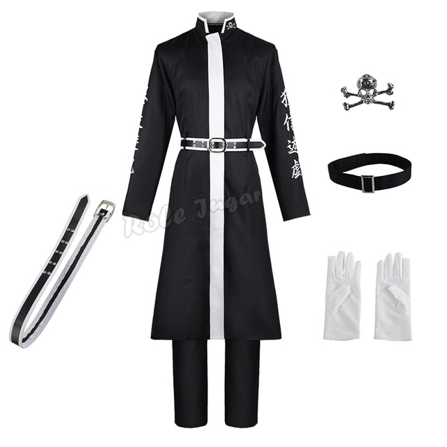 Anime Tokyo Revengers Tenjiku Gang Izana Kurokawa Cosplay Costume Red ...