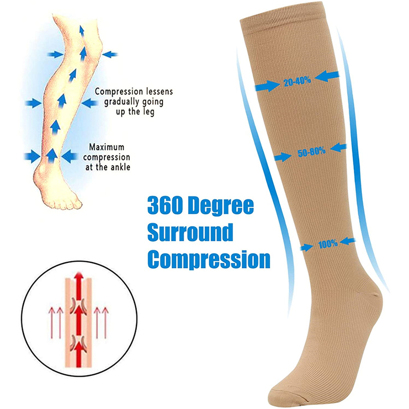 Compression Stockings Flying Pregnancy Swelling Sports Socks Men And ...