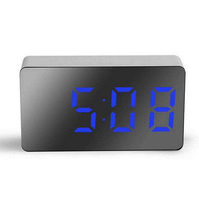 【New Trend】White LED Display Temperature Mini Desk Alarm Clock ...
