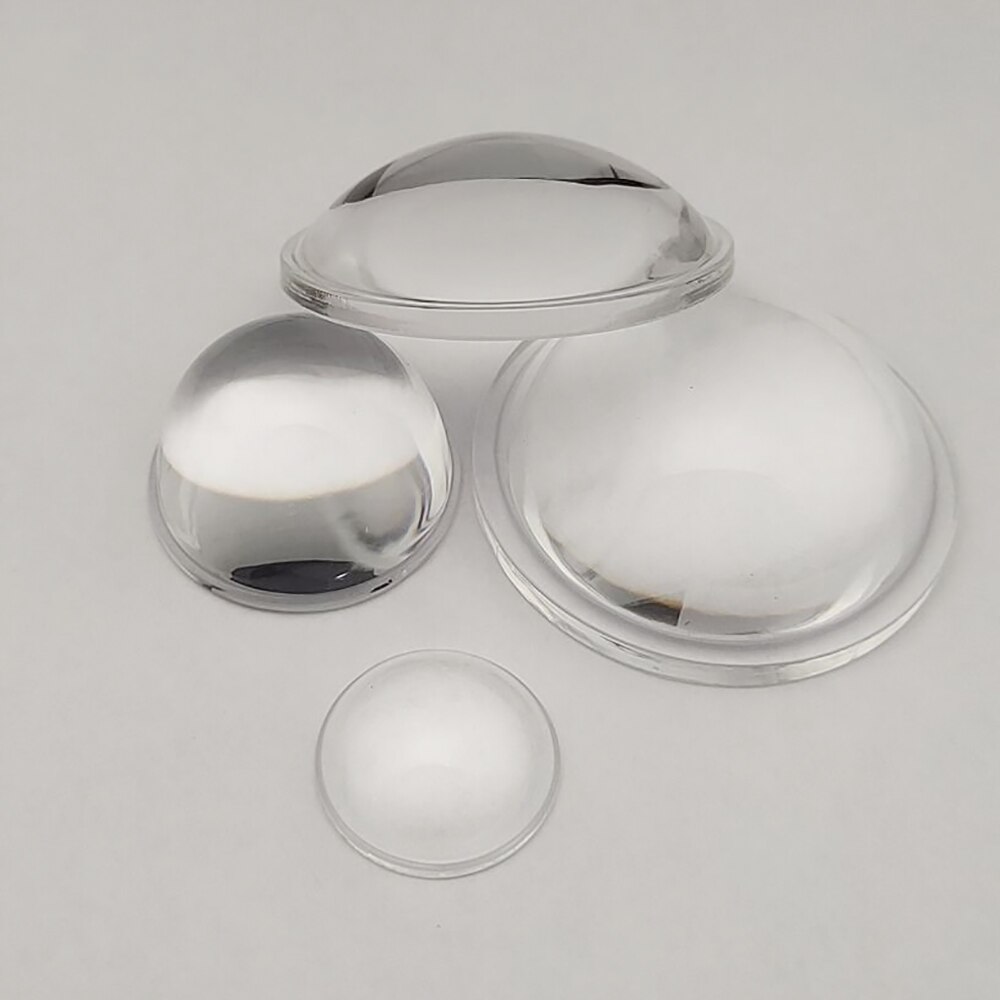 LED Lens 23/34/44/50mm Plano-Convex Glass Lens LED Convex Lens ...