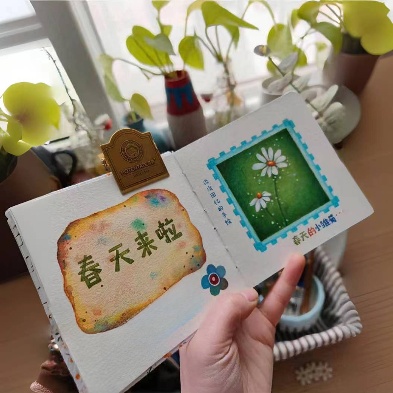 POTENTATE 100% Cotton Watercolor Book Square Sketchbook 300g Art ...
