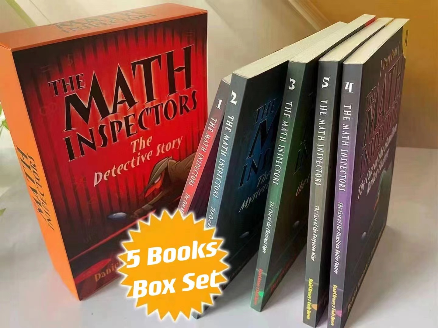 The Math Inspectors 5 Books Box Set English Math Novel book for ...