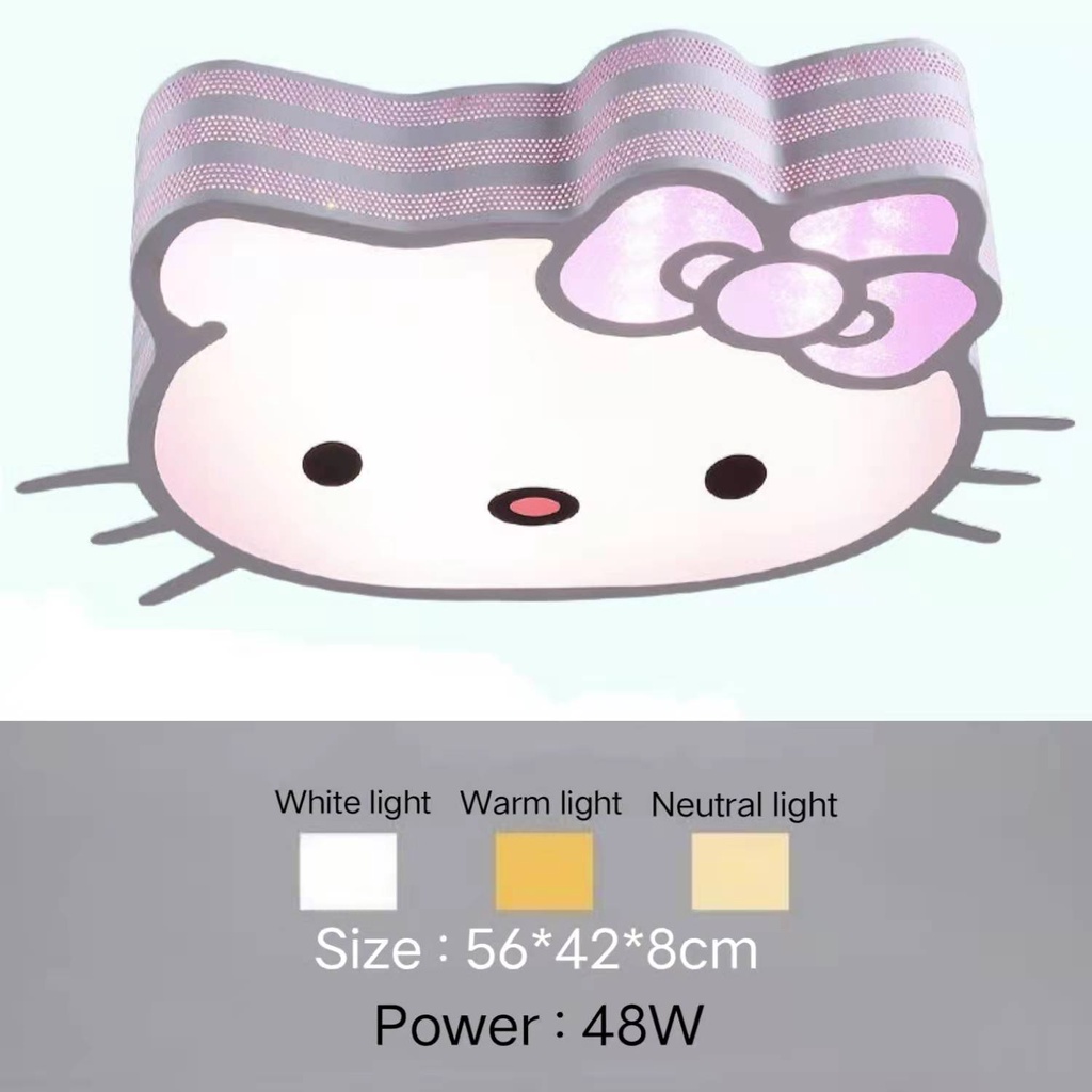 Led bedroom light in children's room Hello Kitty ceiling light | Lazada PH